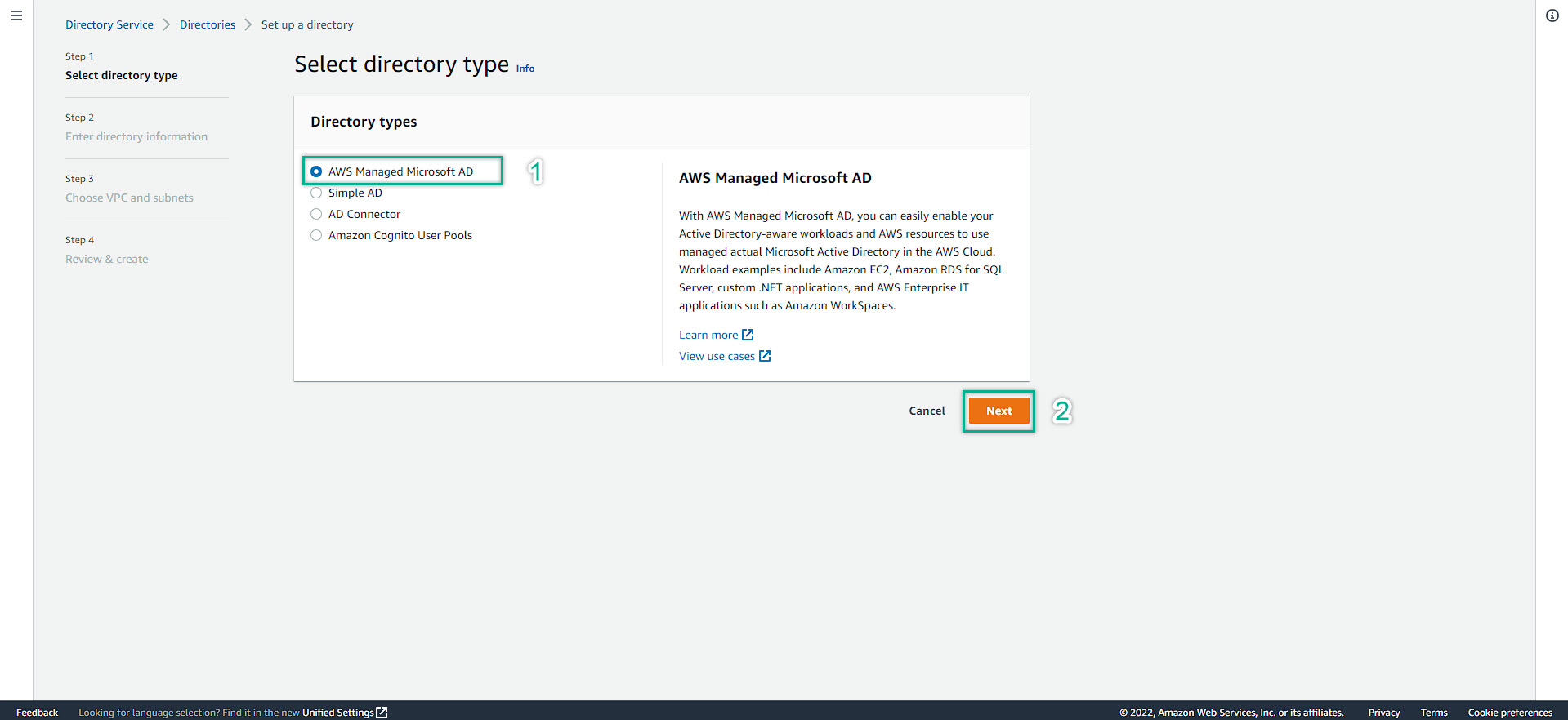 Deploy Aws Managed Directory Service Aws System Manager